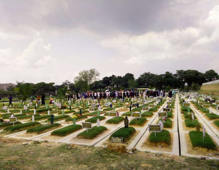 Muslim Cemetery in Singapore - Jasa Budi Muslim Casket